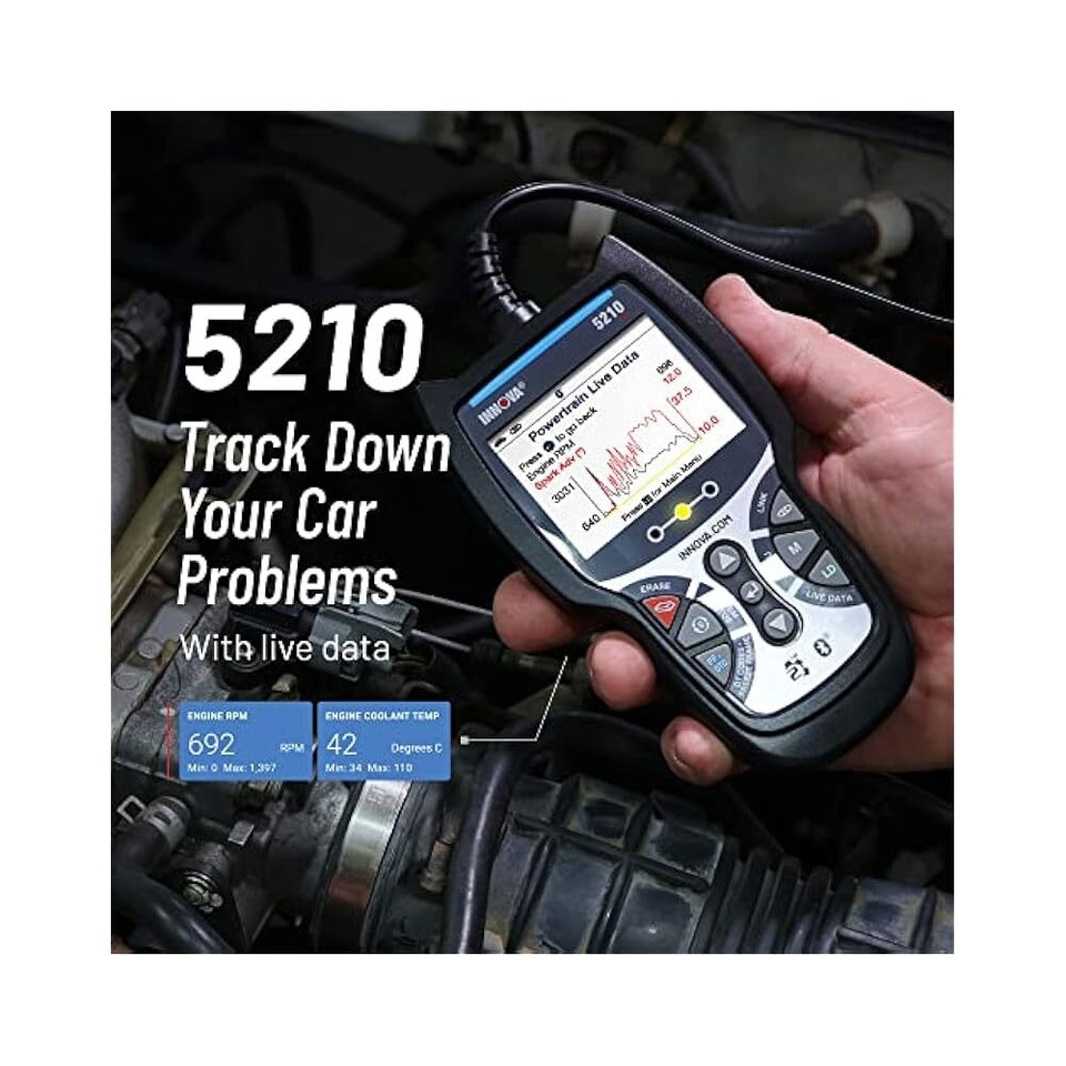 Vehicle Diagnostics, Engine & Battery Scanner with Real,Time Data ...