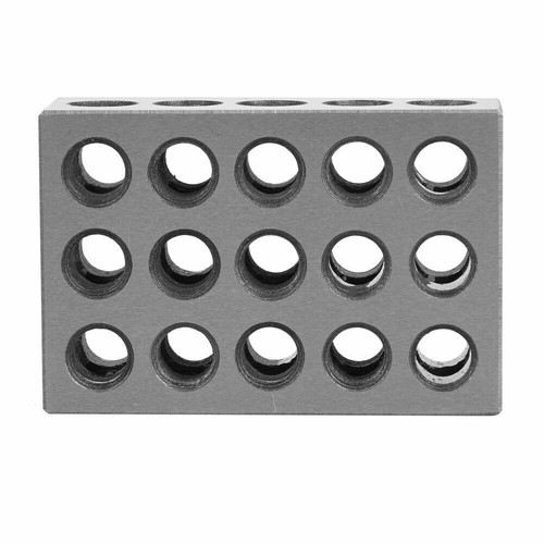Hardened Steel Blocks 2pcs. 25x50x75mm 23 Holes Milling Parallel ...