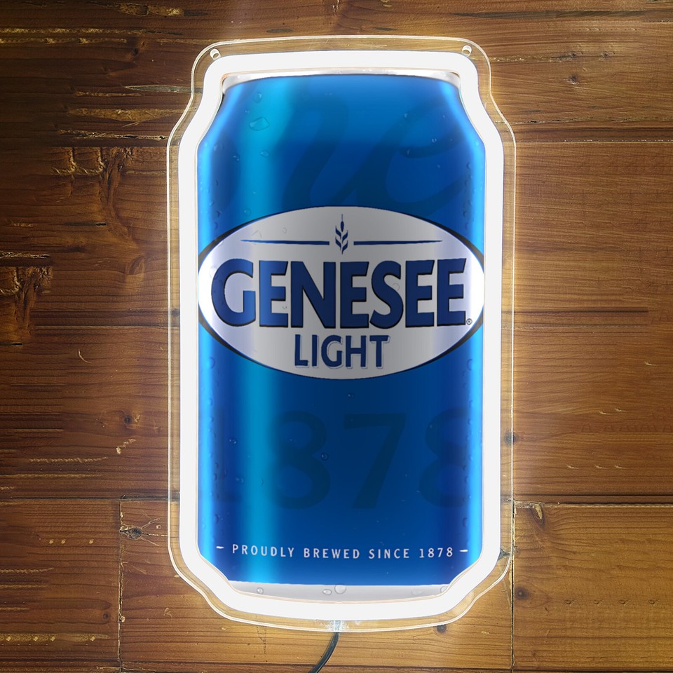 Genesee Light Can Gift Beer Bar Bedroom Neon Sign Light Art Wall Decor ...