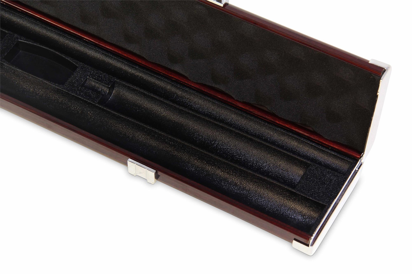 Baize Master 1 Piece Gloss Redwood Luxury Metal Snooker Pool Cue Case ...
