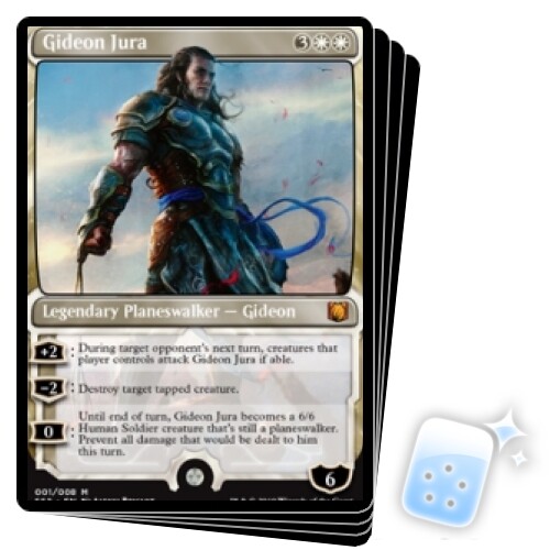 GIDEON JURA X4 Signature Spellbook: Gideon Planeswalker Magic MTG MINT ...