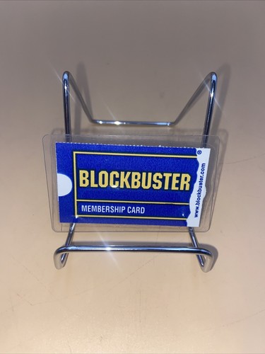 Vintage 1998 Blockbuster Video Entertainment Store Laminated Membership ...