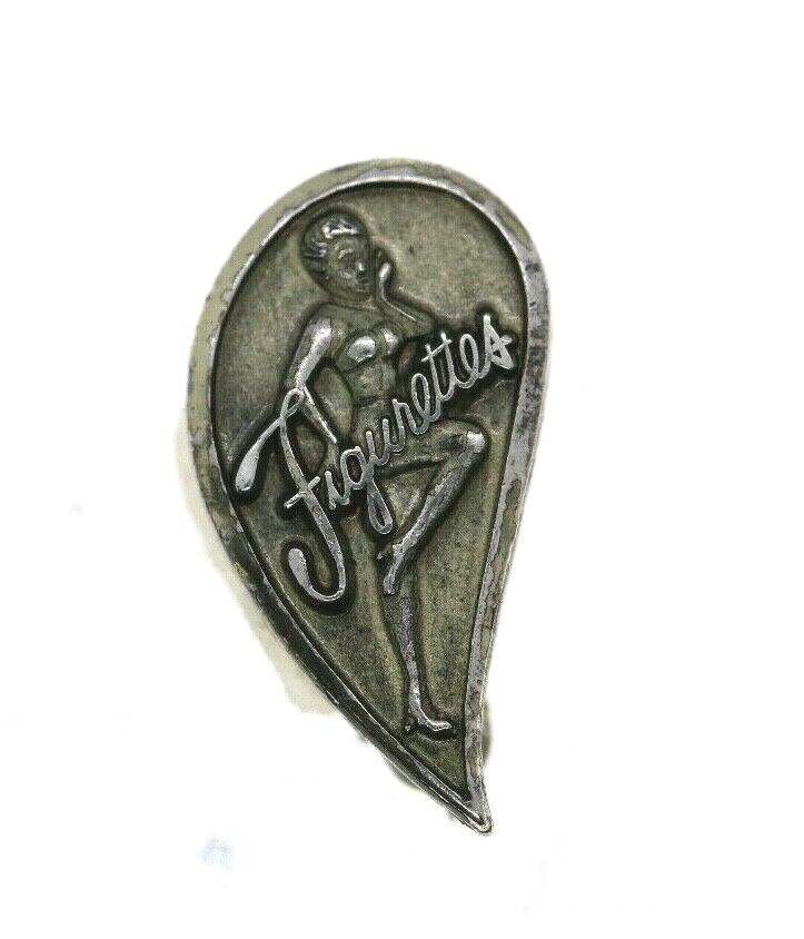 Vintage Sterling Silver Figurettes Pin 1886/P/P17 FRE… - Gem
