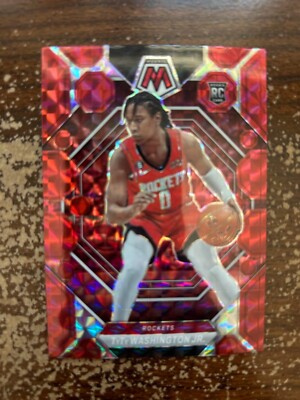 Ty Ty Washington Jr. RC, Red Mosaic #205 - 2022-23 Panini Mosaic | eBay