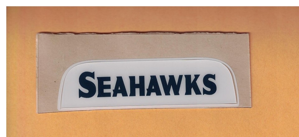 Seattle Seahawks FULL SIZE FOOTBALL HELMET DECALS WITH STRIPE & BUMPER ...