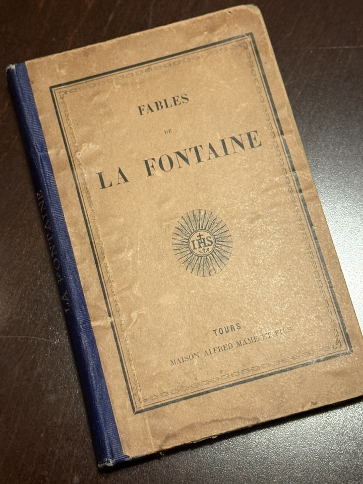 Fables Of La Fontaine Small Book French Text Mid 1800’s | eBay UK