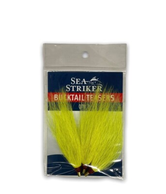 Sea Striker BTY3 Bucktail Teaser 3", Yellow, 3/Pack | eBay