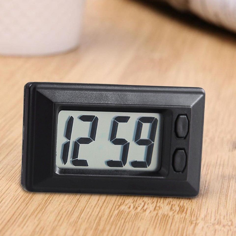 Car Digital Clock Small Digital Clock Battery Operated Dashboard ...