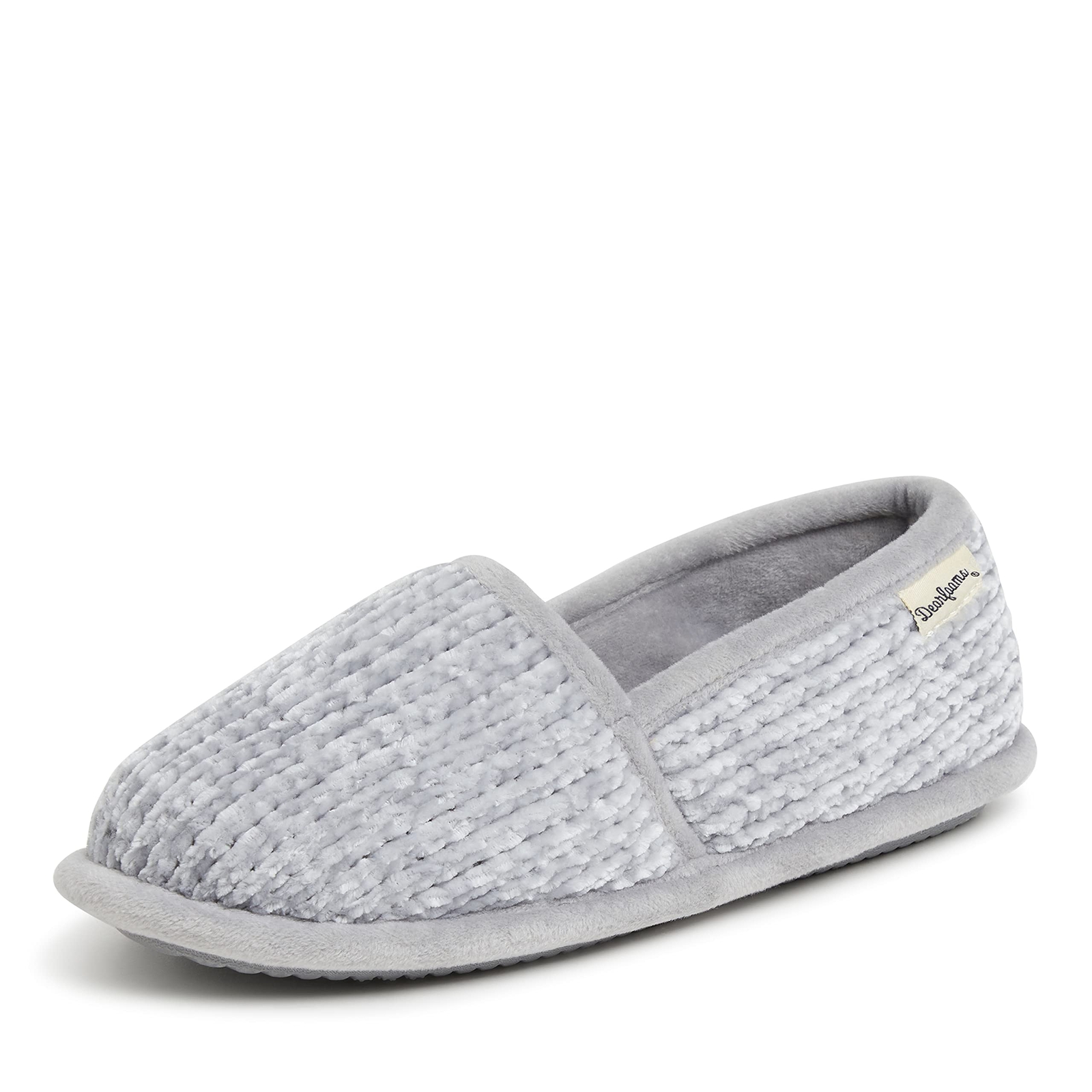 Dearfoams Women's Chenille A-Line Slipper SIZE 5-6 Small Sleet | eBay