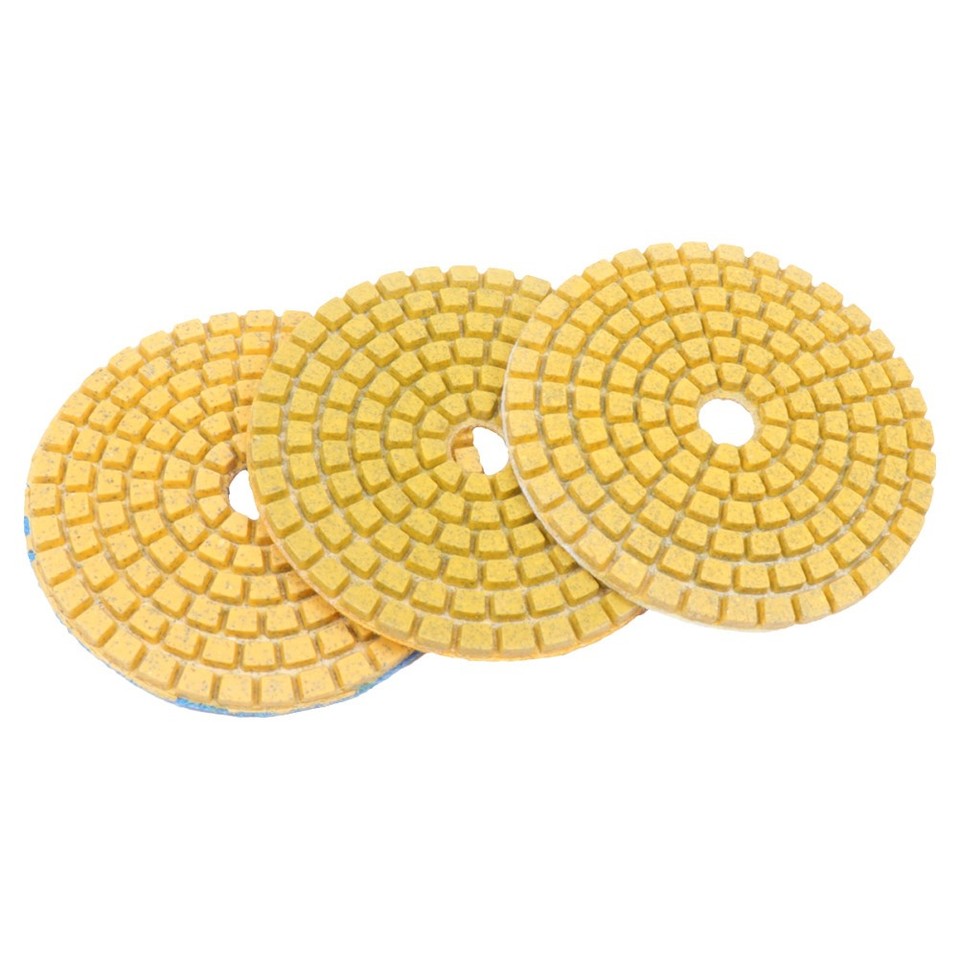 2 Pieces Tile Polishing Pad Grinding Disc Wet Use Concrete Sander Stone ...