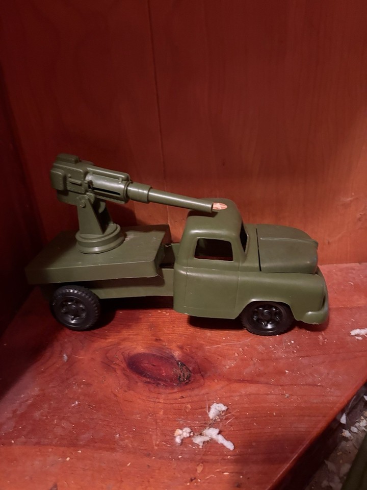 Pyro Plastics Military Vehicle Lot Tank Trucks VTG 1950s Toy | eBay