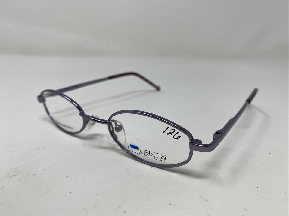 LANTIS OPTICAL L8011 PLM 42-18-120 Plum Purple Full Rim Eyeglasses ...