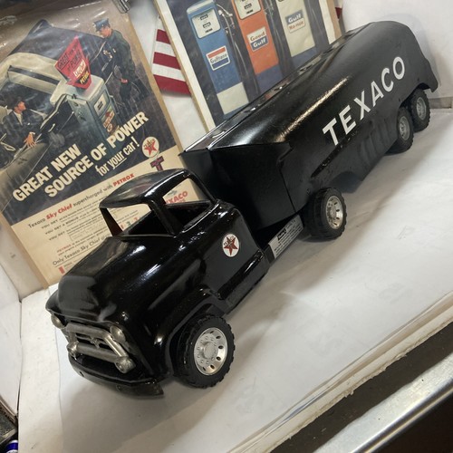 Vintage Texaco Tanker Truck Custom Black With Custom Wheels And ...