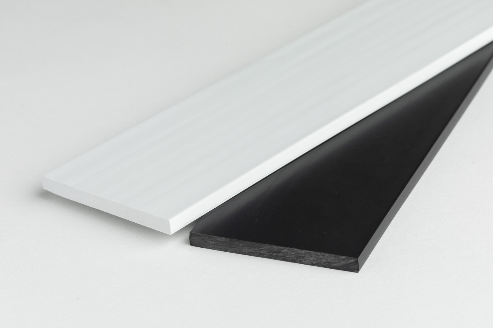 PVC Flat Bar in Multiple Sizes, 2.5 metre Black & White trim architrave ...