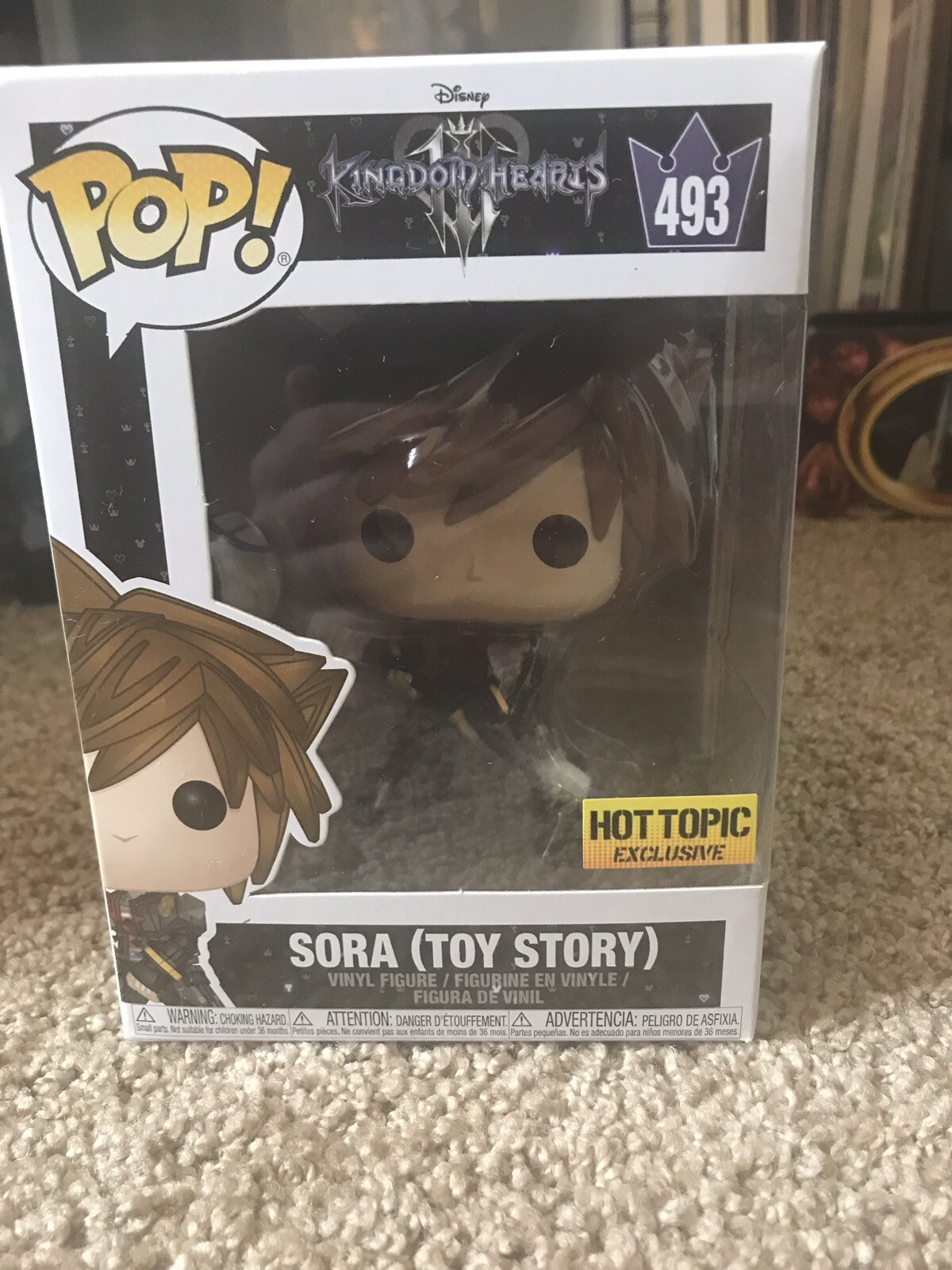 Funko Pop Sora Toy Story #493 Disney Kingdom Hearts Hot Topic Exclusive ...