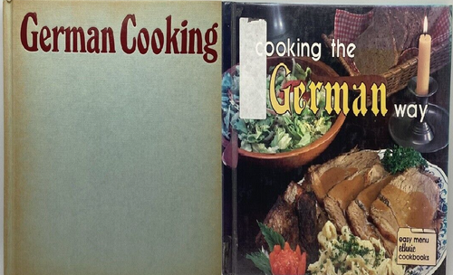 2 German Cookbooks 'German Cooking & Cooking The German Way' | eBay
