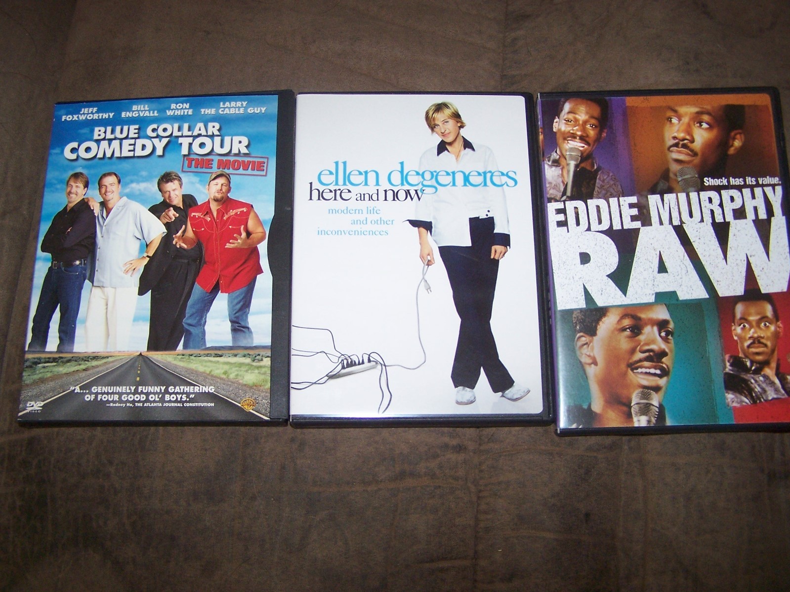 Eddie Murphy-Raw, Ellen Degeneres, Blue Collar ComedyTour 3 DVDS in ...