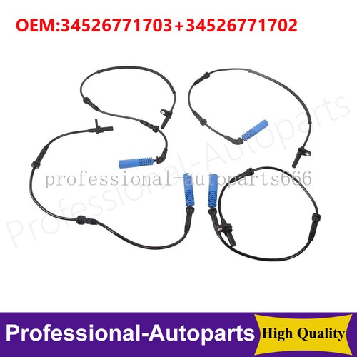 4PCS Front Rear ABS Wheel Speed Sensor For BMW 525xi 06-07 528xi 530xi ...