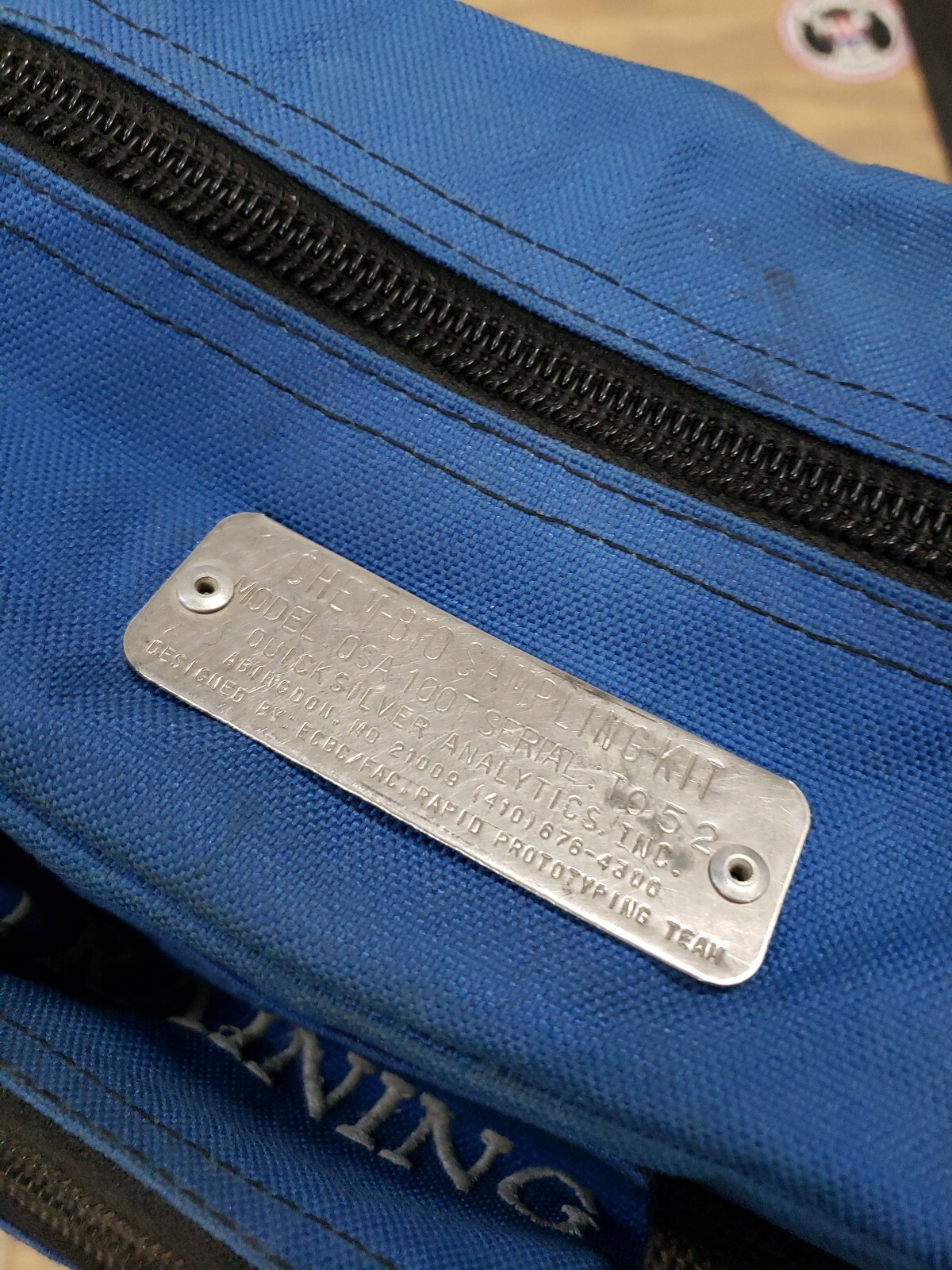 FAC Chem-bio Training Sampling Kit Laboratory Analytics Backpack QSA ...