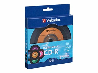 Verbatim CD-R 80min 52X with Digital Vinyl Surface - 10pk Bulk Box, | eBay