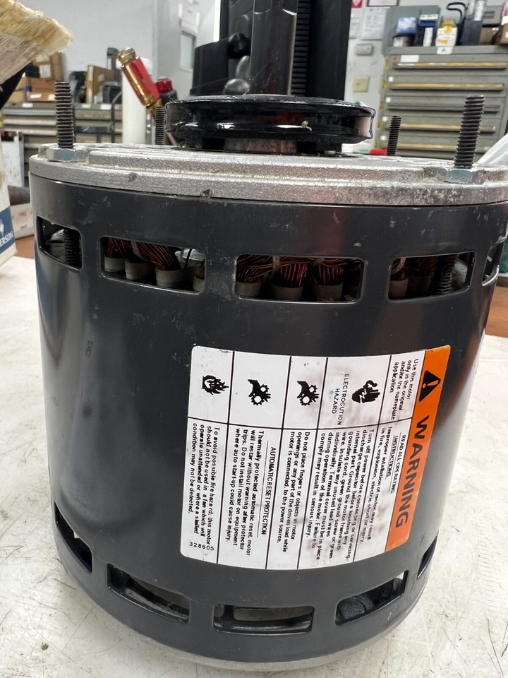 👀 NEW EMERSON 3/4 HP 8904 BLOWER MOTOR 115V 1075 RPM/3 1Ø 48Y FR ...