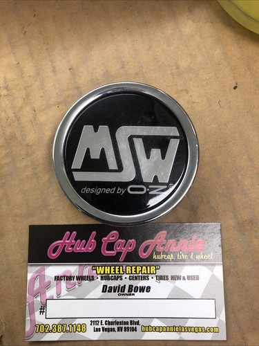 MSW By OZ Chrome Snap In Wheel Center Cap PCH89 | eBay