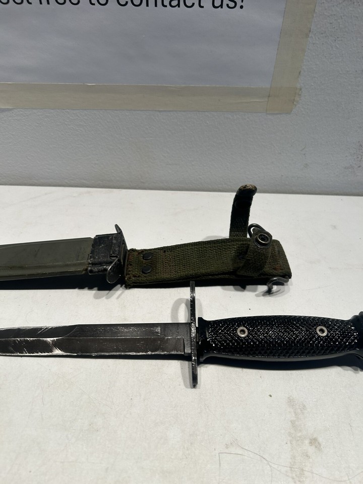 Vintage Knife M7 M8A1Scabbard Sheath Vietnam War Era US #25 | eBay