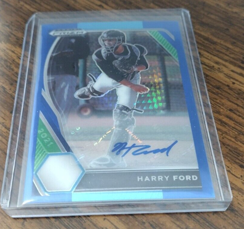 2021 Panini Prizm Draft Picks Harry Ford Auto Carolina Hyper Blue FREE ...