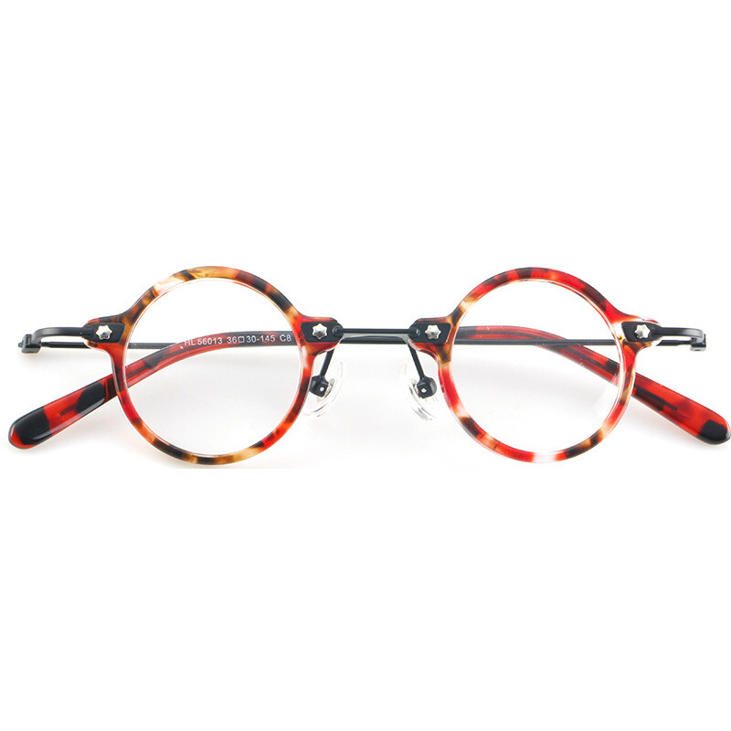 New Style Small Round Acetate Eyeglass Frames Retro Japanese Glasses ...
