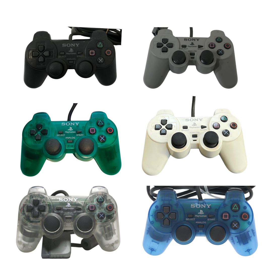 Sony PlayStation 1 PS One PS1 DualShock Analog Controller SCPH-1200 ...