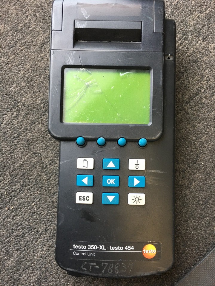 Testo 350-XL Flue Gas Analyzer / 454 Control Unit Please read | eBay
