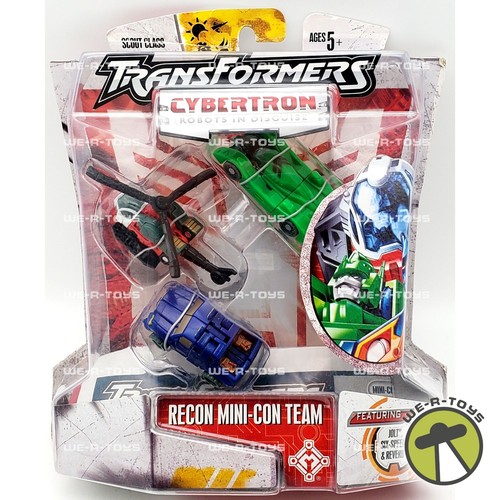 Transformers Cybertron Recon Mini-Con Team Action Figures 2005 Hasbro ...