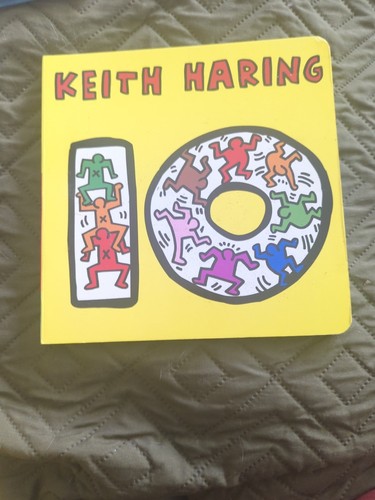 VINTAGE 1998 KEITH HARING TEN 10 HARDCOVER BOARD BOOK RARE 1ST FIRST ...