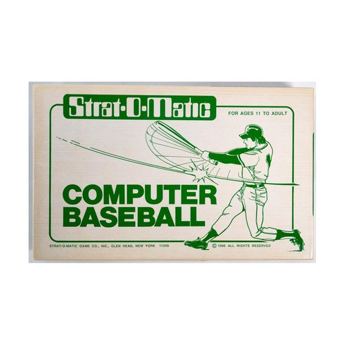 Strat-O-Matic Toys, Movies & More Computer Baseball Collection #2 EX | eBay