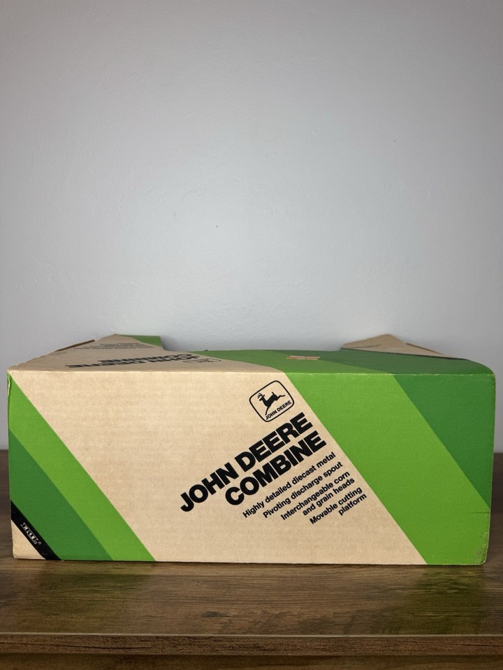 VINTAGE 582 ERTL JOHN DEERE COMBINE JD 1/16 SCALE - DIECAST FARM TOY | eBay