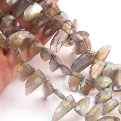 1 Strand Labradorite Faceted Briolettes - Fancy Shape Briolettes ...