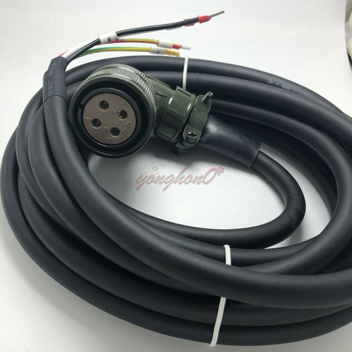 For Yaskawa servo motor power line SGMGH-20ACA61 2KW 4pin power cord 5M ...