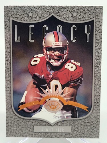 1997 DONRUSS LEAF JERRY RICE LEGACY FOOTBALL CARD 49ERS NFL panini ...