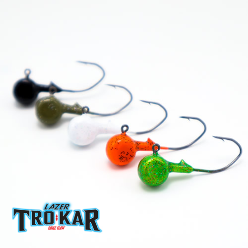 Pill Head Jig 3 pack with Trokar Hooks - Ice Fishing Jig | eBay