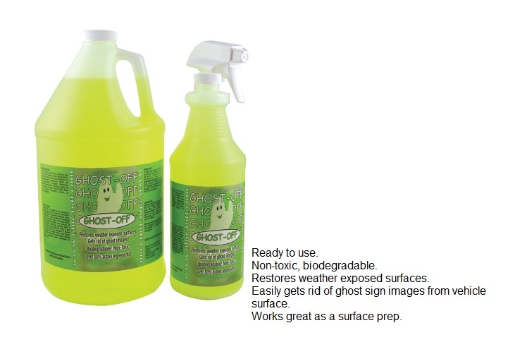 CRYSTALTEK GHOST-OFF VEHICLE CAR FLEET TRUCK GRAPHIC PRINT MEDIA SIGN ...