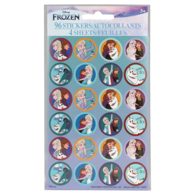 96 Disney Frozen Stickers (4 Sheets) Party Favors Teacher Supply Elsa ...