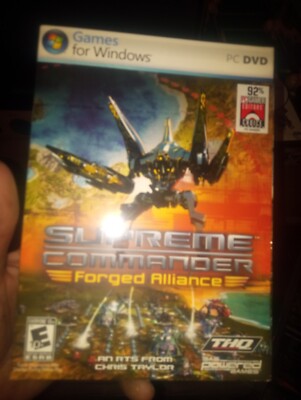 Supreme Commander Forged Alliance Pc DVD For Windows Video Game E ...