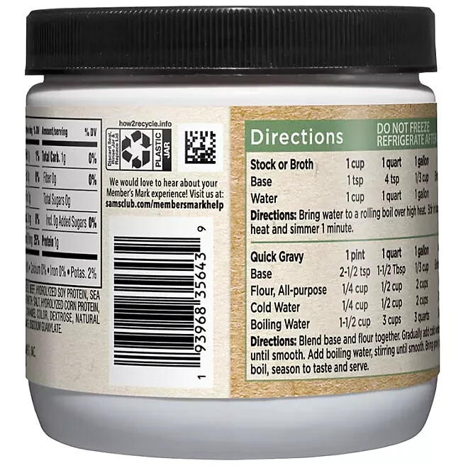 4 Pack Member's Mark Beef Base, 16 oz. - FREE SHIPPING | eBay