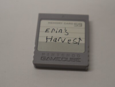 **Official Genuine OEM Nintendo GameCube Memory Card 59 Blocks Grey DOL ...