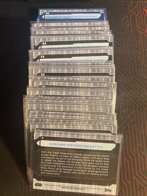 2021 Topps Star Wars Battle Plans Holo Foil Complete Set (1-100) | eBay