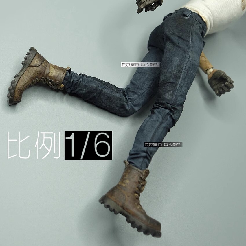 1/6 Scale Male Trendy Distressed Pants Model For 12" Action Figure Body ...