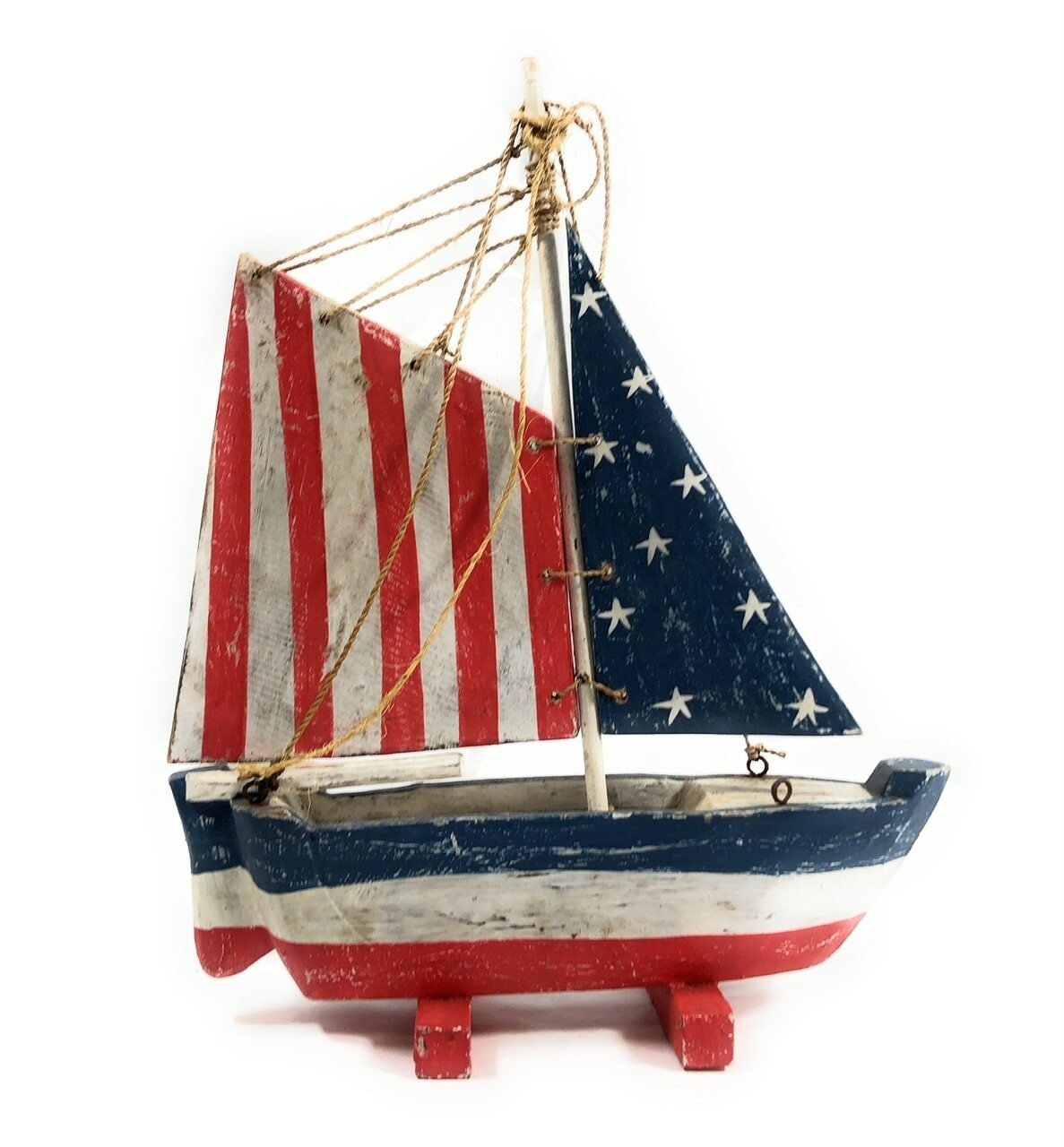 Americana Decorative Sail Boat 16" - Patriotic Theme | #ort17076 | eBay