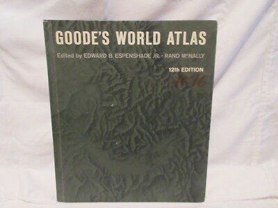 Vintage Goode's World Atlas Rand McNally 12th Edition Second Printing ...