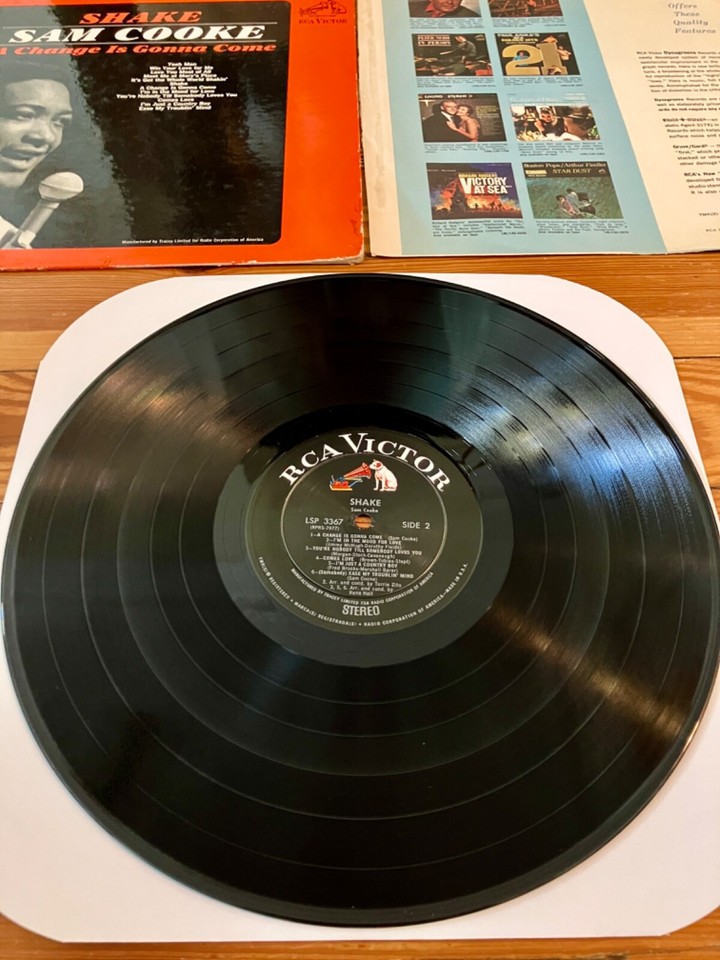 Sam Cooke: Shake LP Vinyl US 1965 OG 1st Press RCA Victor Stereo VG+ ...
