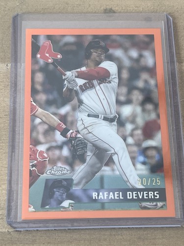 2024 Topps Chrome Lids Mitchell & Ness Exclusive Rafael Devers Red Sox ...
